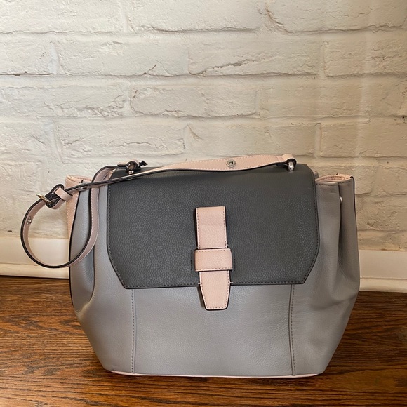 Ivanka Trump | Bags | Nwt Ivanka Trump Gramercy Pink And Gray Satchel ...